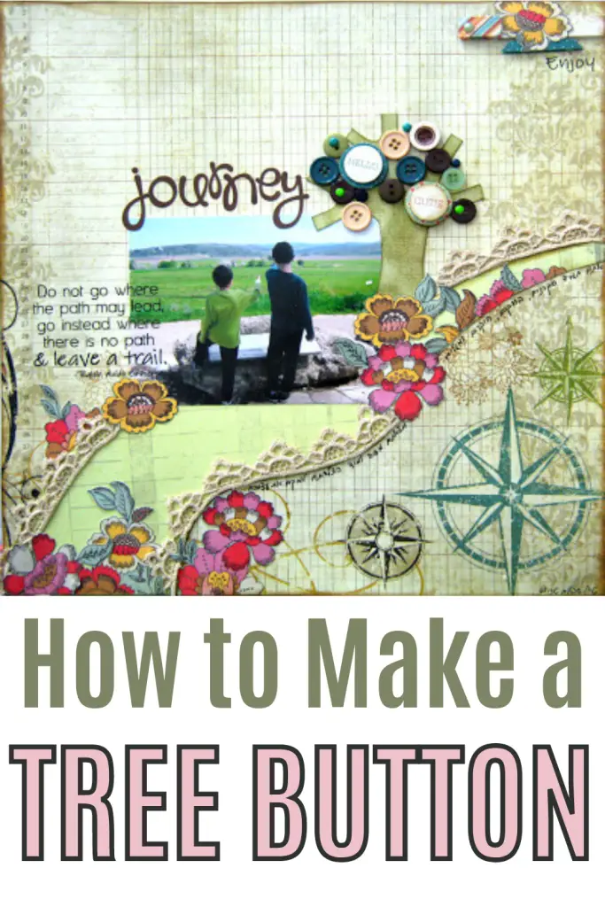 How to make a button tree embellishment