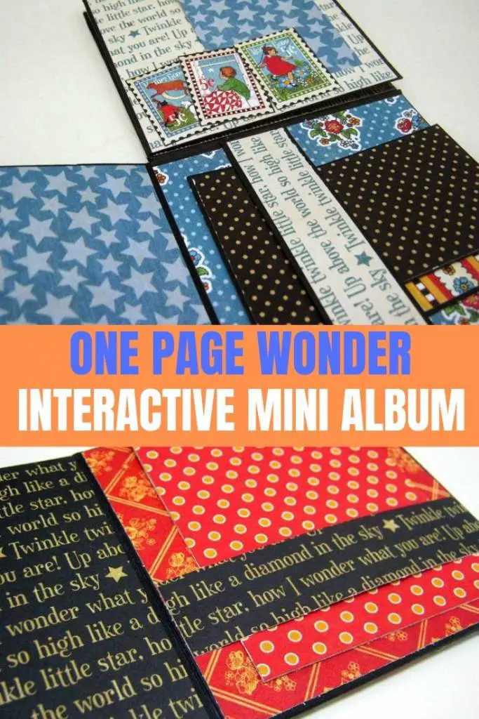 How to make a one page wonder interactive mini album