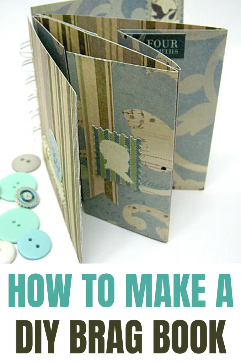 How to make a DIY brag book from one piece of paper and in 5 minutes