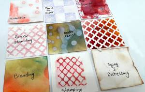 12 ways to use Distress Inks in your craft and paper projects