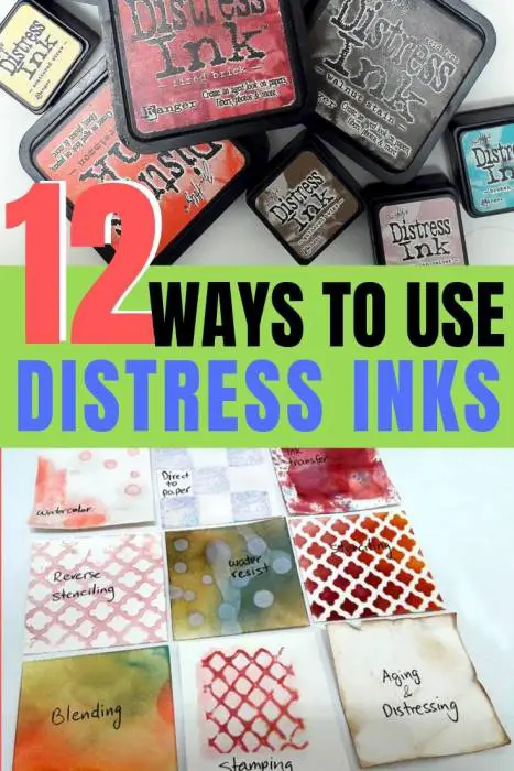 12 ways to use Distress Inks in your craft and paper projects