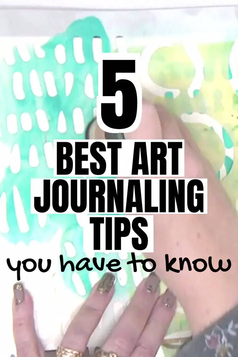 Best art journaling tips to make your art journal pages a success!