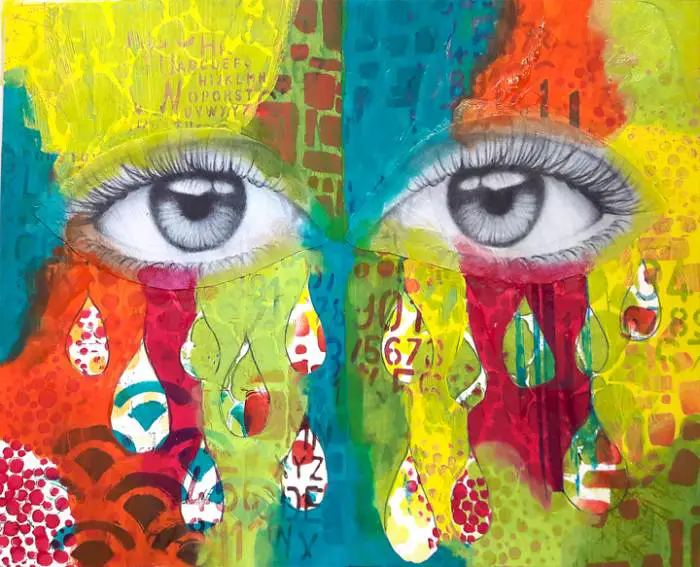 How o use magazine cut out photos in art journaling