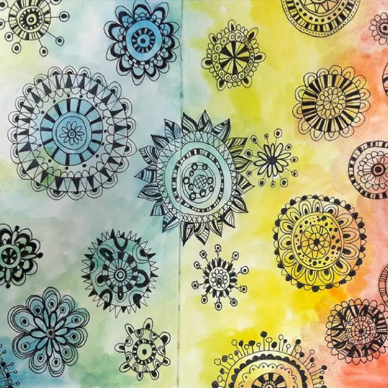 Two basic art journaling techniques you need to know