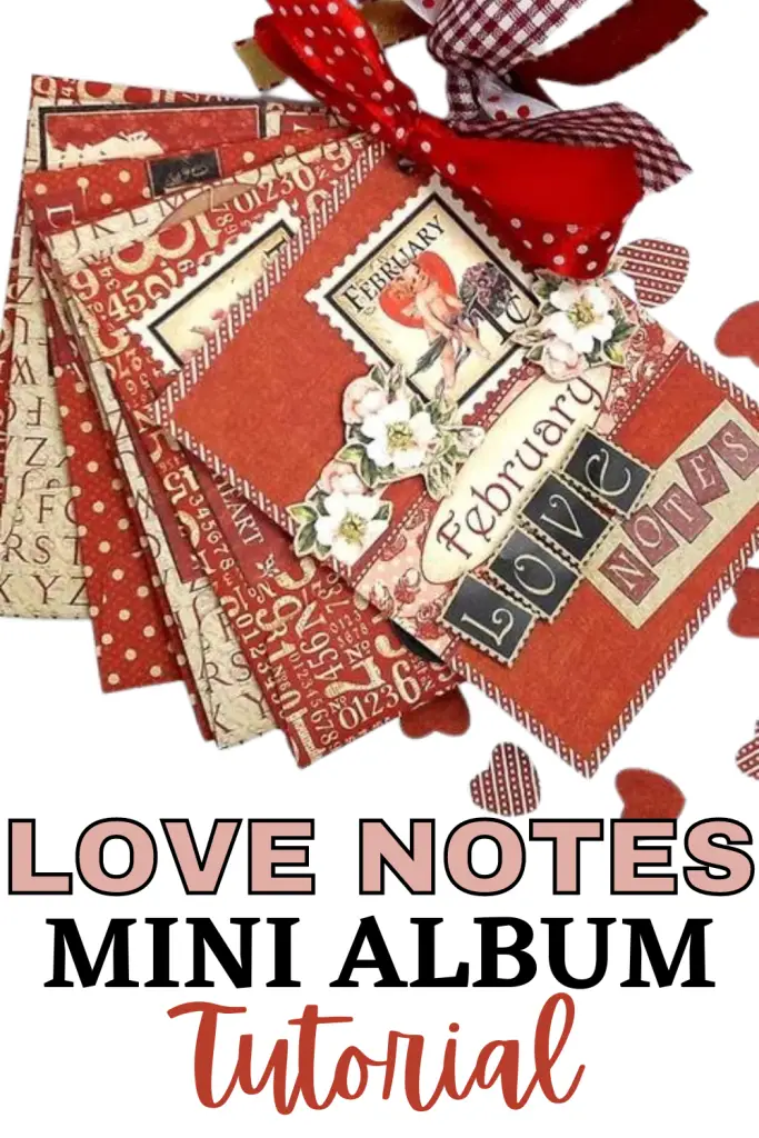 How to make an easy and quick Valentine's mini album