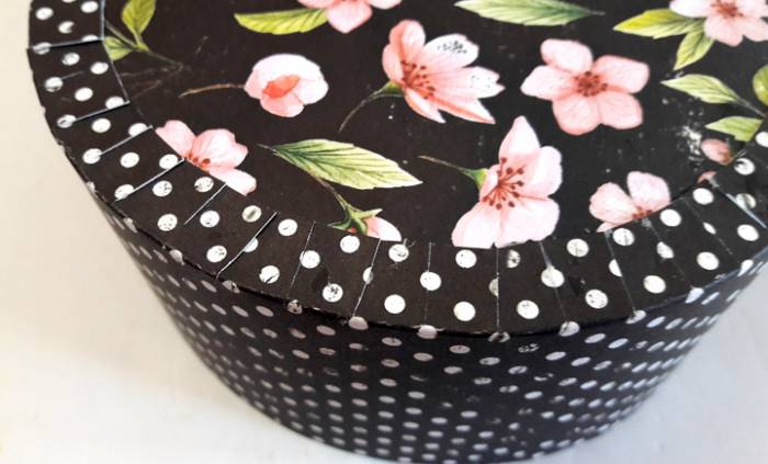 How to make a circle gift box