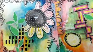 How to doodle in your art journal without drawing skills