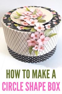 How to make a circle gift box