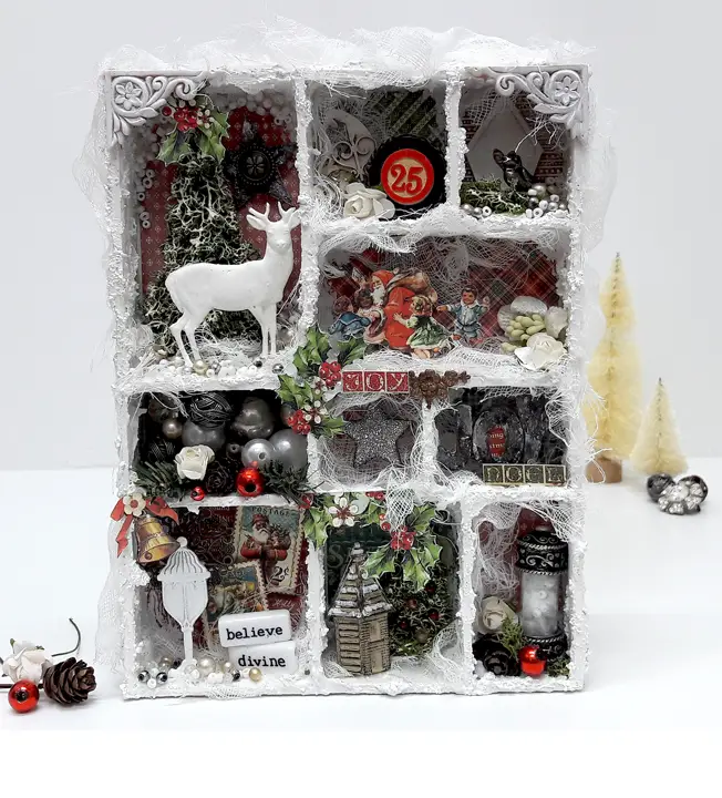 Deck the Halls Shadow Box - Einat Kessler