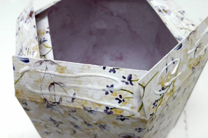 How to make a DIY paper hexagon box in a super easy way