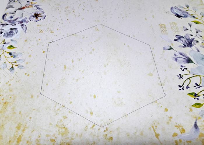 How to make a DIY paper hexagon box in a super easy way