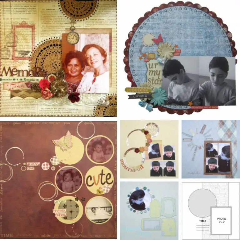 HOW TO MAKE YOUR SCRAPBOOK PAGES BETTER WORKING WITH A SKETCH