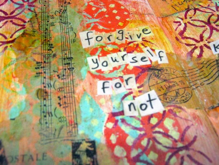 Add text to art journal pages to make them amazing and meaningful