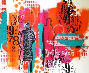 Add text to art journal pages to make them amazing and meaningful