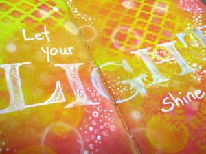 Add text to art journal pages to make them amazing and meaningful