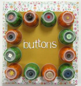 Easy and fun ideas to use buttons in any craft project