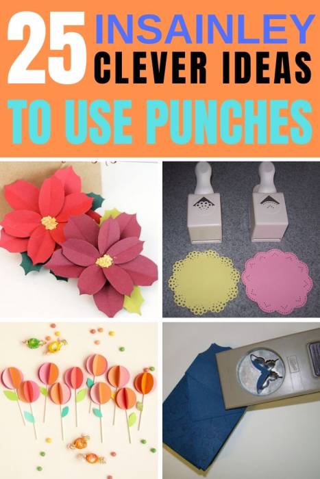 25 clever ideas to make projects with craft punches