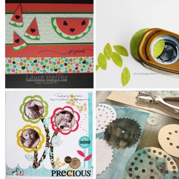 25 clever ideas to make projects with craft punches