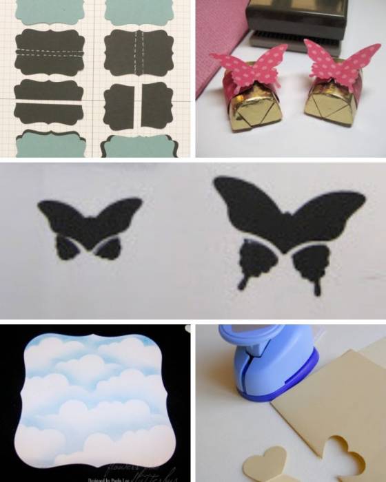 25 clever ideas to make projects with craft punches
